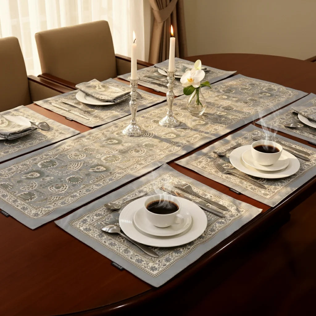Saffire Table Linen Set – Crescent Home Store